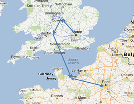 Exploring England and France - ECE-European Cultural Experiences Ltd